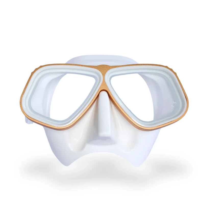 Rx Lumix Prescription Dive Mask - Aluminum - Medium – Oceans Optics