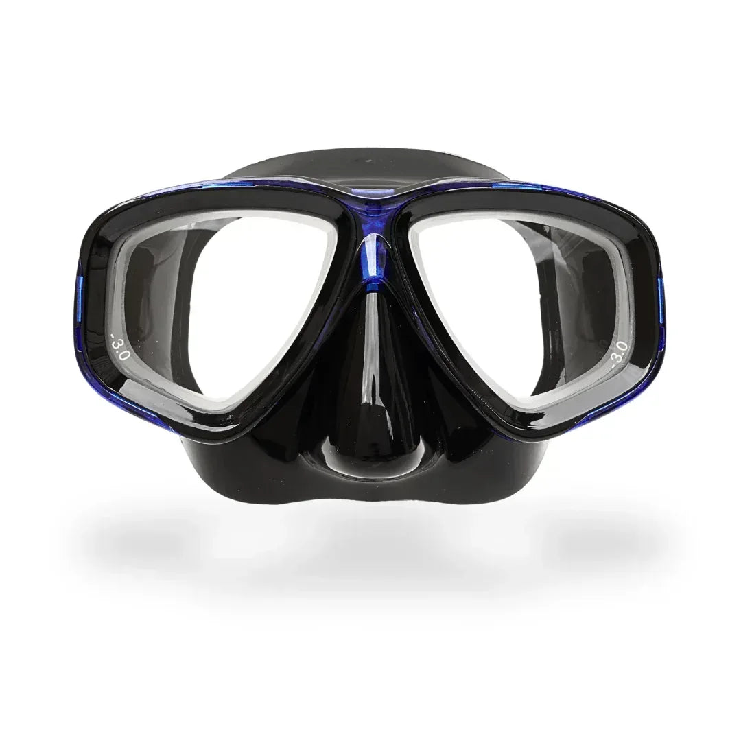 Prescription Snorkel Mask | Black | Medium | Diopter -1.50 ~ -8.00 ...