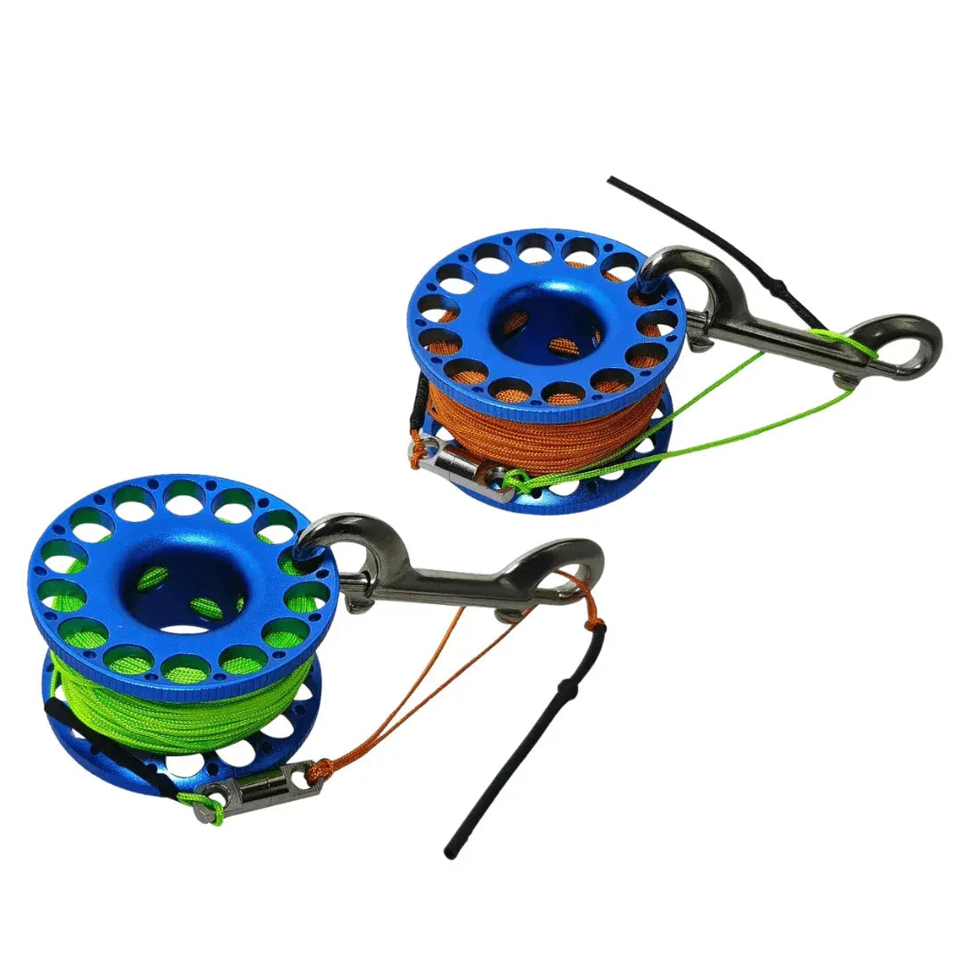 XViz Aluminum Finger Reel Ascent Line Scuba Diving Spool 30M – Oceans ...